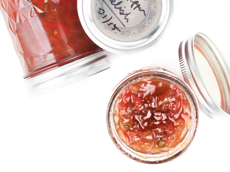 Sweet Red Pepper Relish | Southern FATTY
