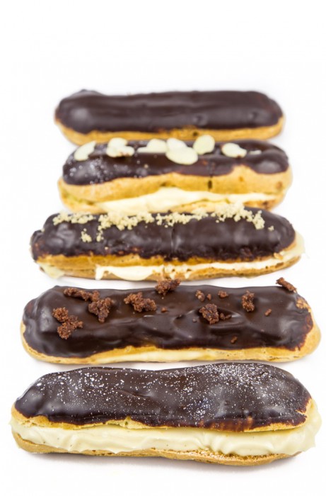 Brown Sugar Cinnamon Whiskey Cream Eclairs | Southern FATTY