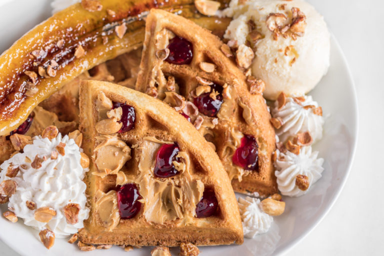 Elvis Dessert Waffles | Southern FATTY