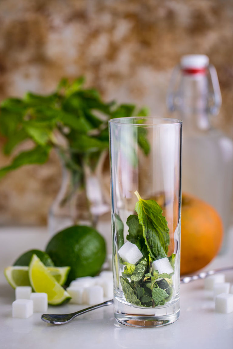 Asian Pear Mojito Cocktail + Mocktail | Southern FATTY