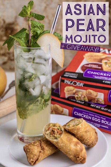 Asian Pear Mojito Cocktail + Mocktail | Southern FATTY