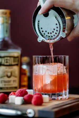 Raspberry Rye Old Fashioned | Southern FATTY