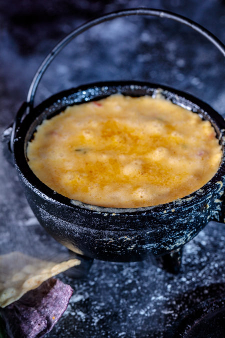 Creamy Cauldron Queso Dip | Southern FATTY