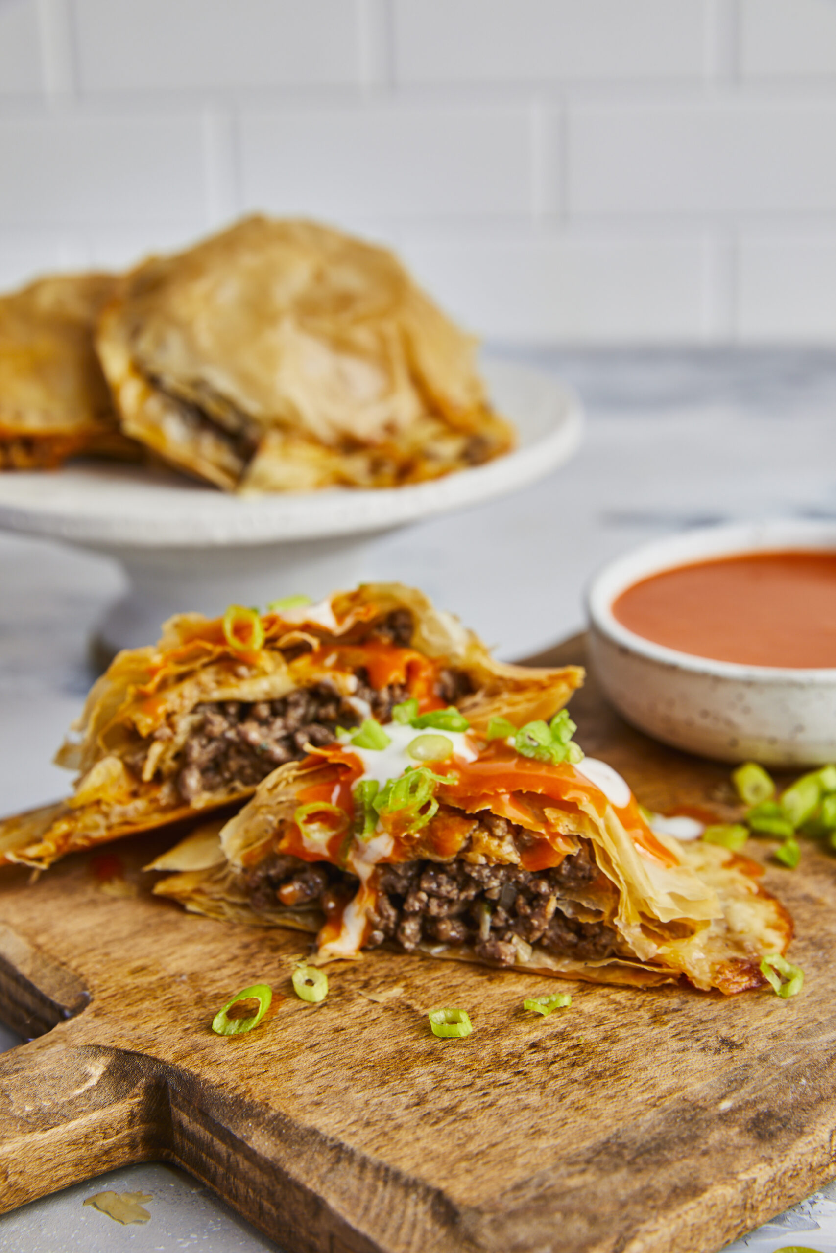 Buffalo Beef Mozzarella Pies | Southern FATTY