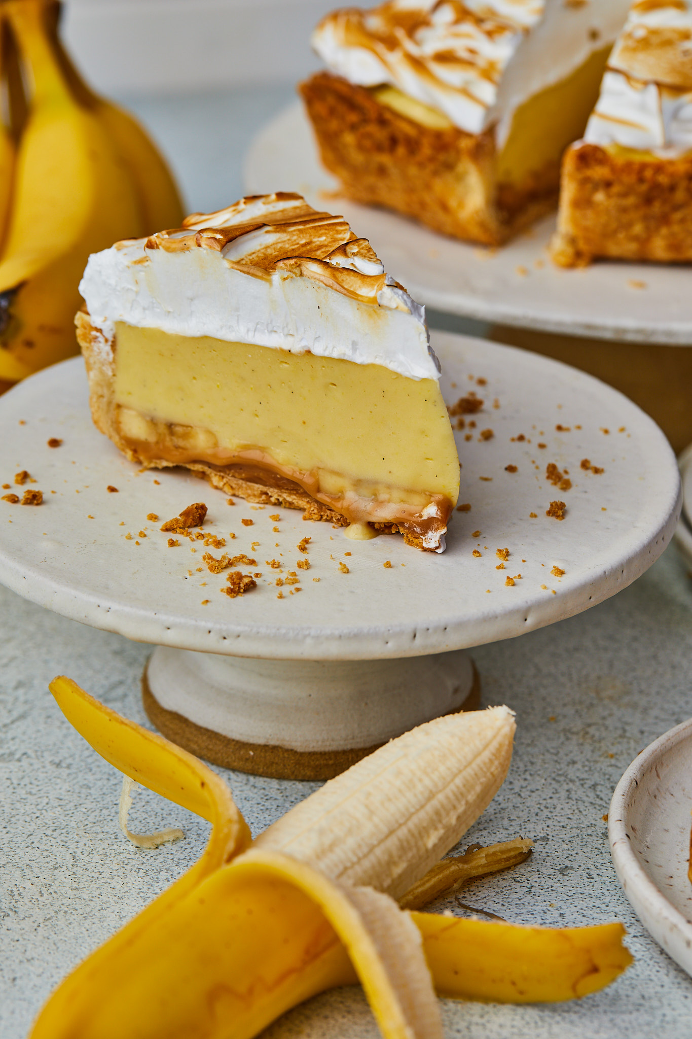 Banana Whiskey Caramel Cream Pie | Southern FATTY
