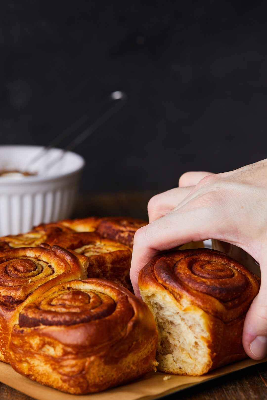 Whiskey Caramel Glazed Cinnamon Rolls | Southern FATTY