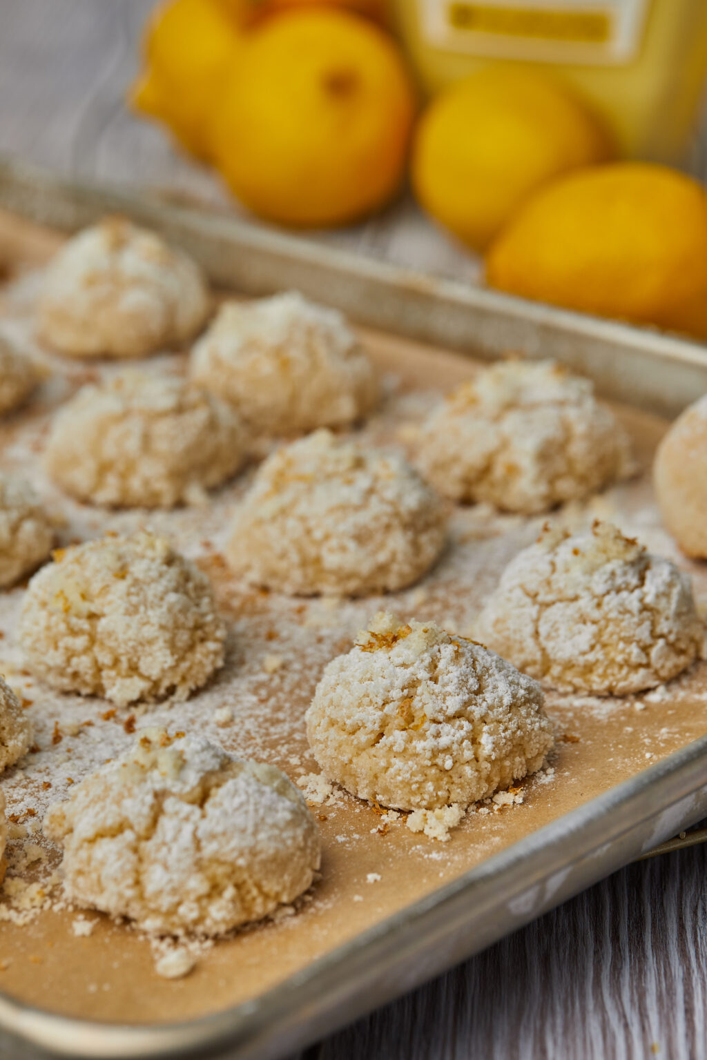Lemon Whiskey Cream Amaretti Cookies | Southern FATTY