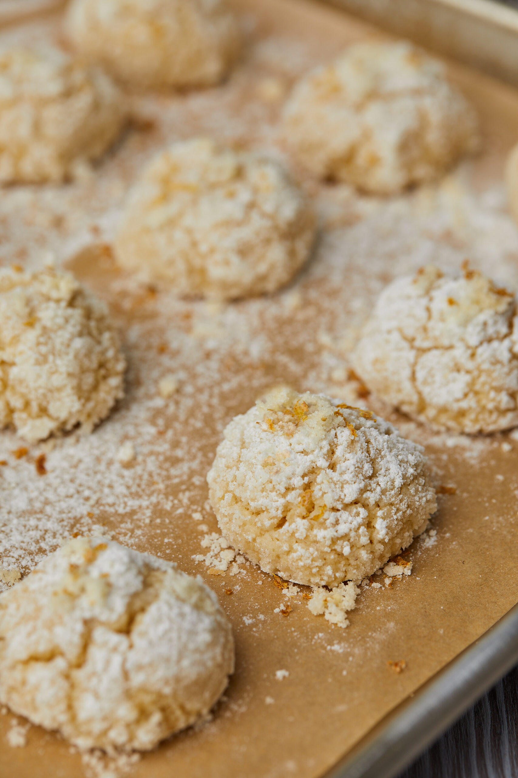 Lemon Whiskey Cream Amaretti Cookies | Southern FATTY