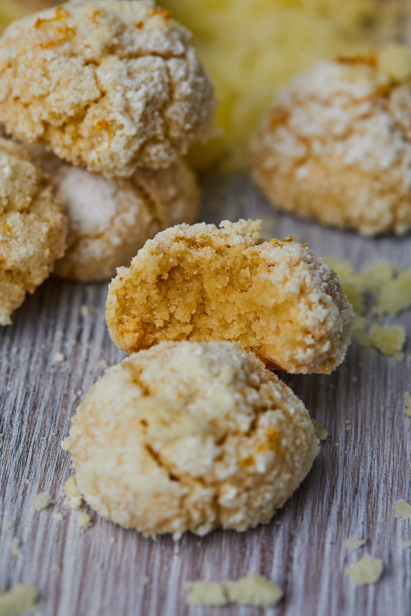 Lemon Whiskey Cream Amaretti Cookies | Southern FATTY